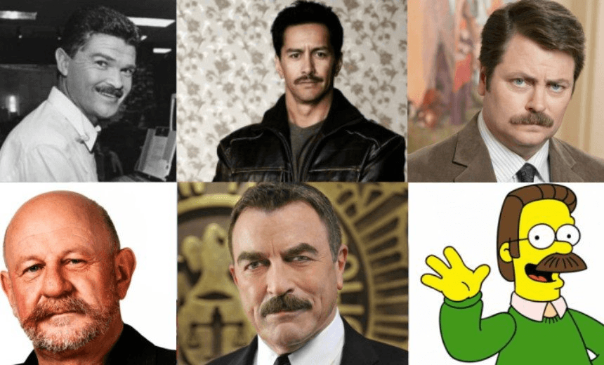 8 inspirational TV moustaches to aspire to this Movember | The Spinoff