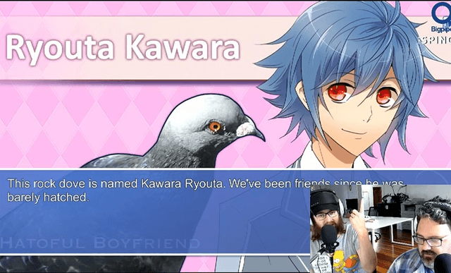 On The Reg livestream highlights: Hatoful Boyfriend – the pigeon dating ...