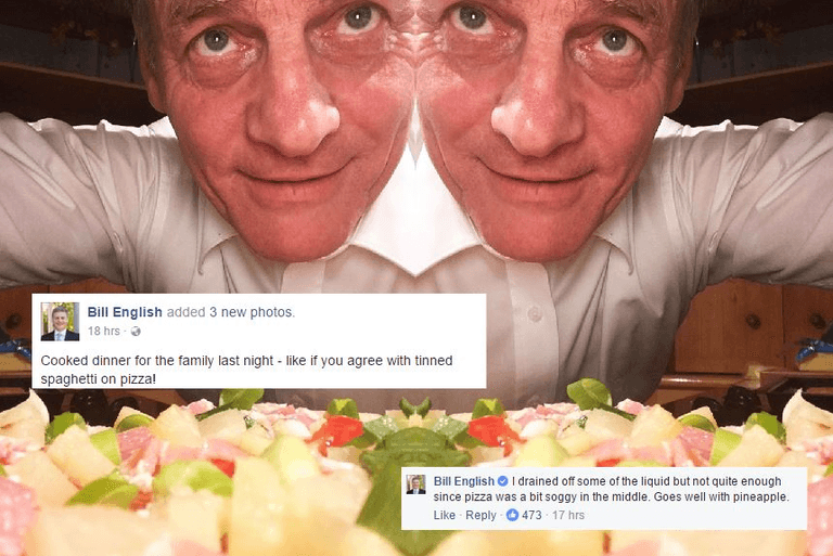 Remember when Bill English put spaghetti on a pizza? | The Spinoff