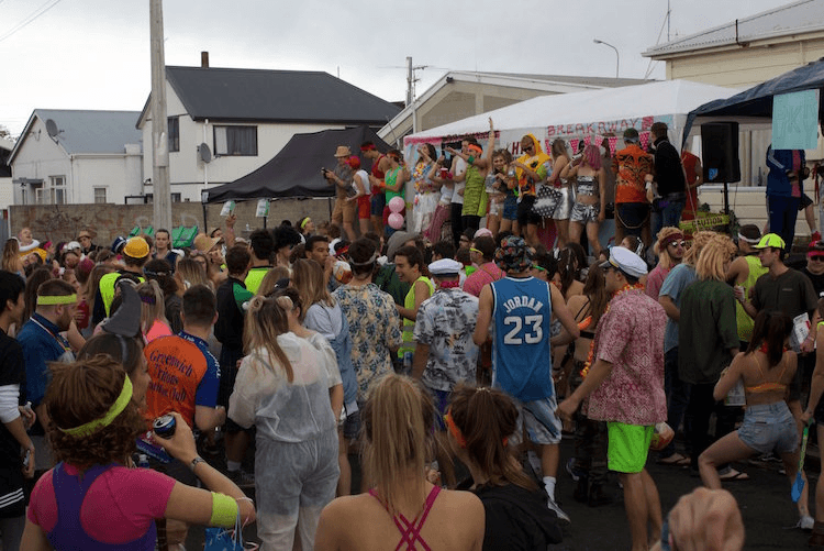 Party hard: 12 hours of drunken excess at Dunedin’s Hyde Street Party ...