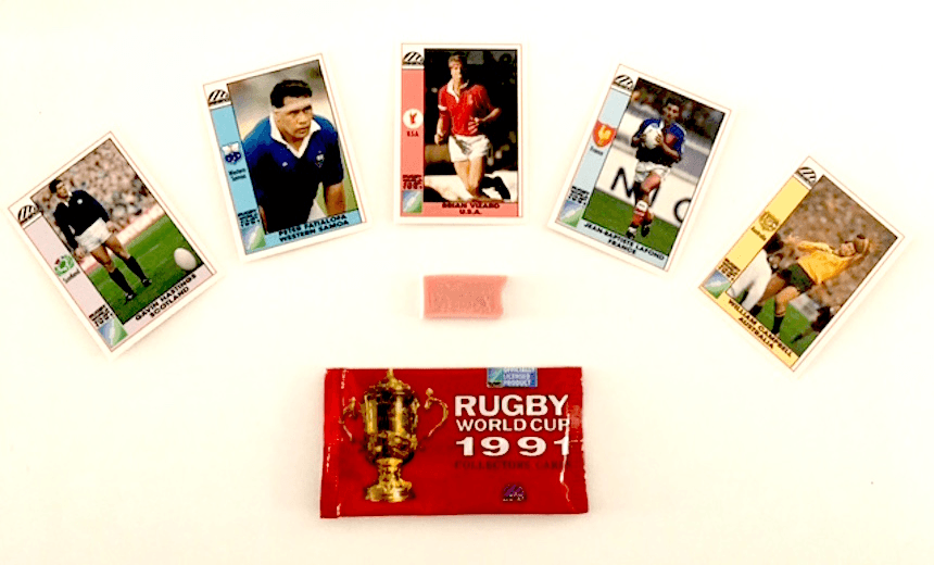 The Spinoff reviews New Zealand #24: Regina Rugby World Cup 1991 cards ...