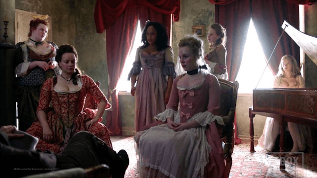 Beware the fierce as heck 18th century women of Harlots | The Spinoff