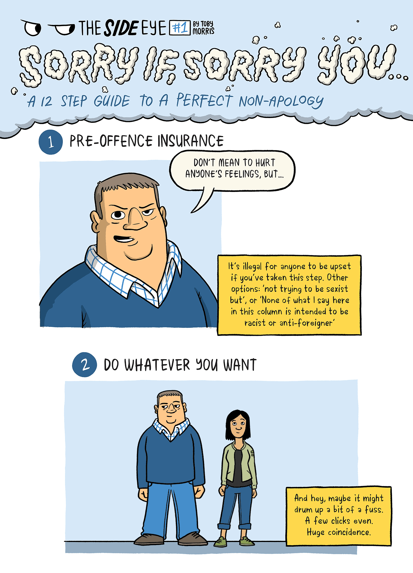 The Side Eye: 12-step guide to a perfect non-apology | The Spinoff
