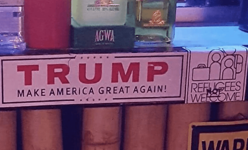 What’s the deal with the alt-right stickers at Lyttelton’s Wunderbar ...