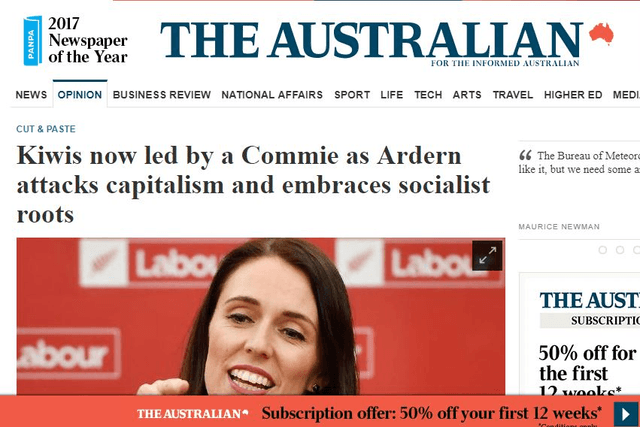 A brief journey through the bad Australian takes on the NZ election ...