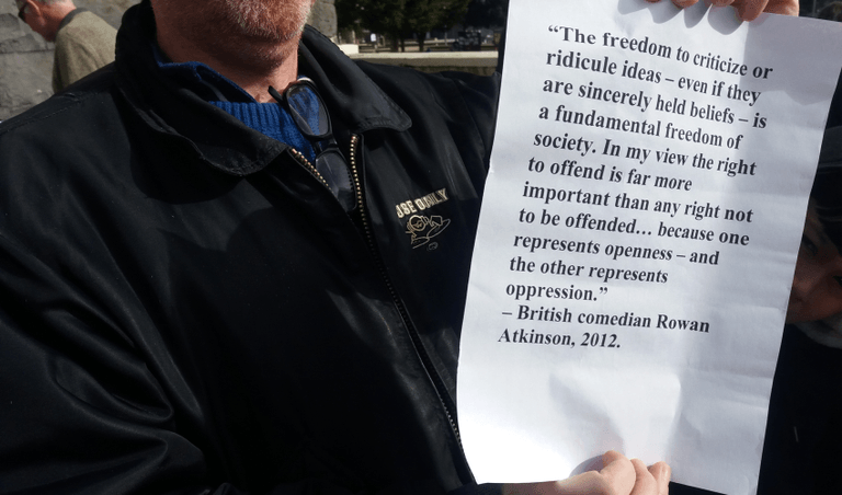 What did the Free Speech protestors actually have to say? | The Spinoff