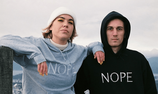 The walking billboards of Nopesisters | The Spinoff