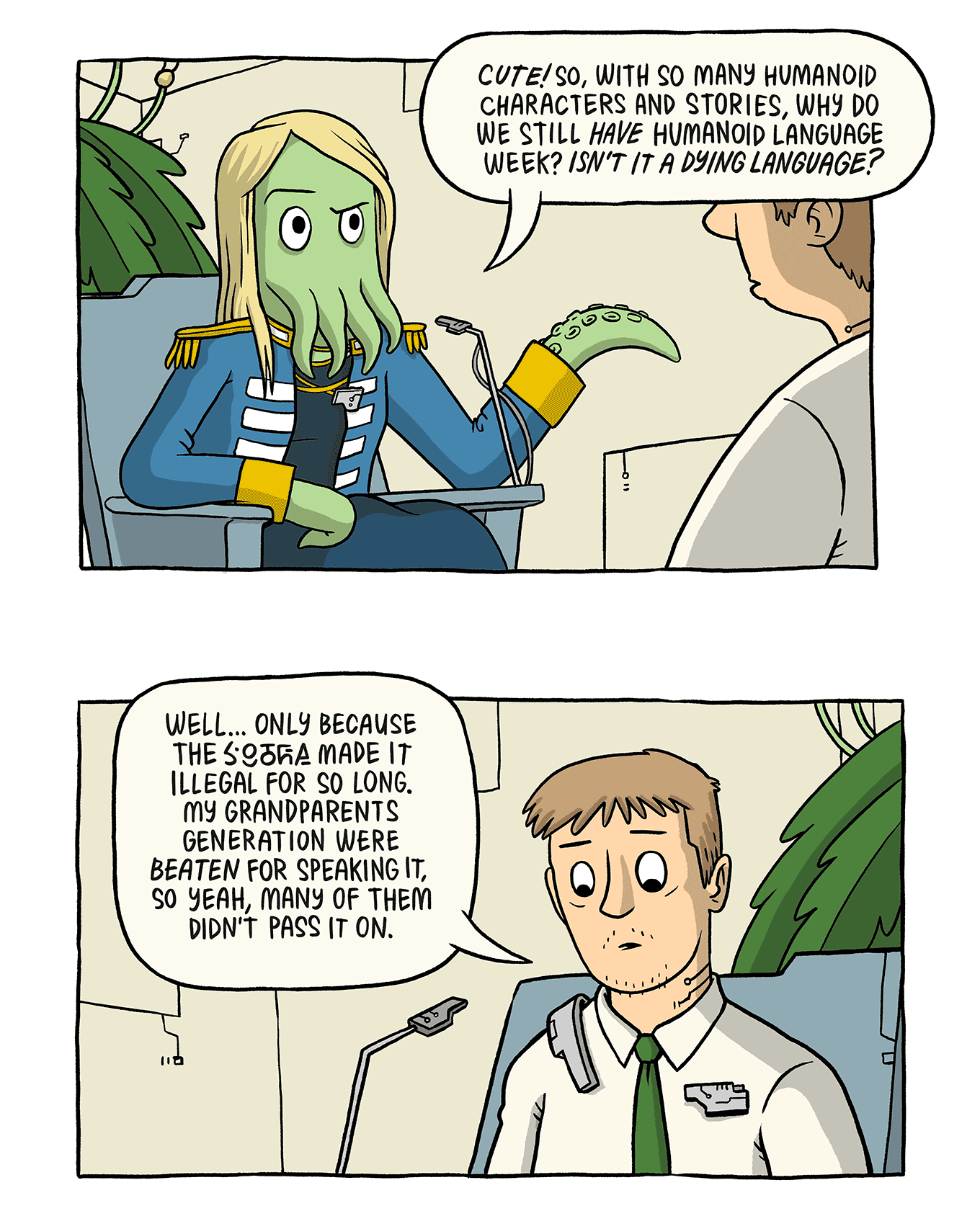 The Side Eye: Humanoid Language Week | The Spinoff