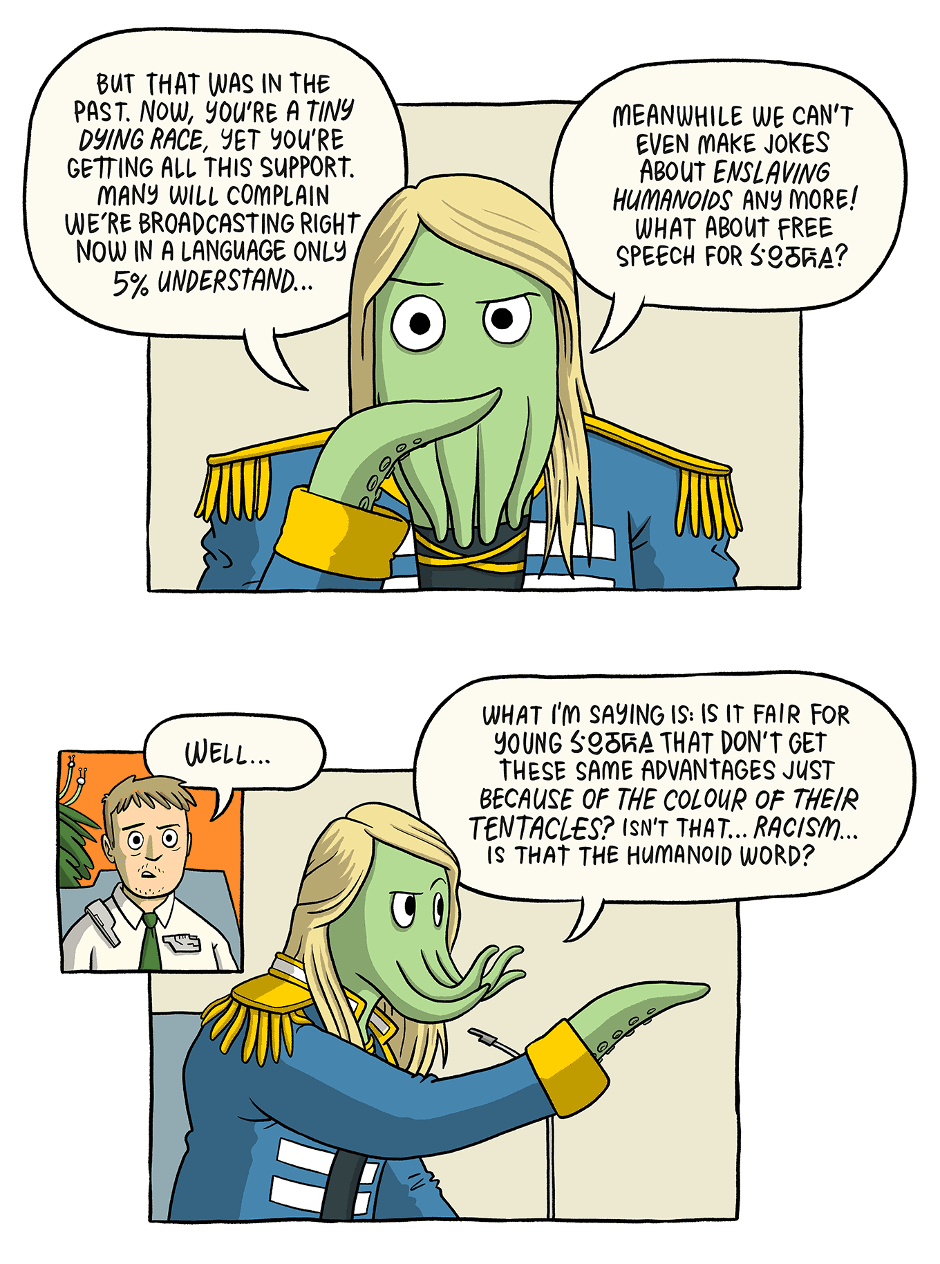 The Side Eye: Humanoid Language Week | The Spinoff
