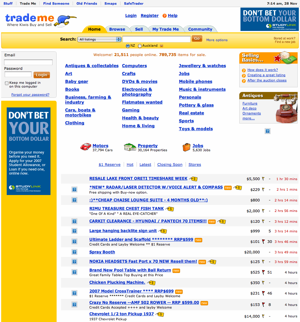 In the beginning, we had no idea: on the birth and growth of Trade Me ...