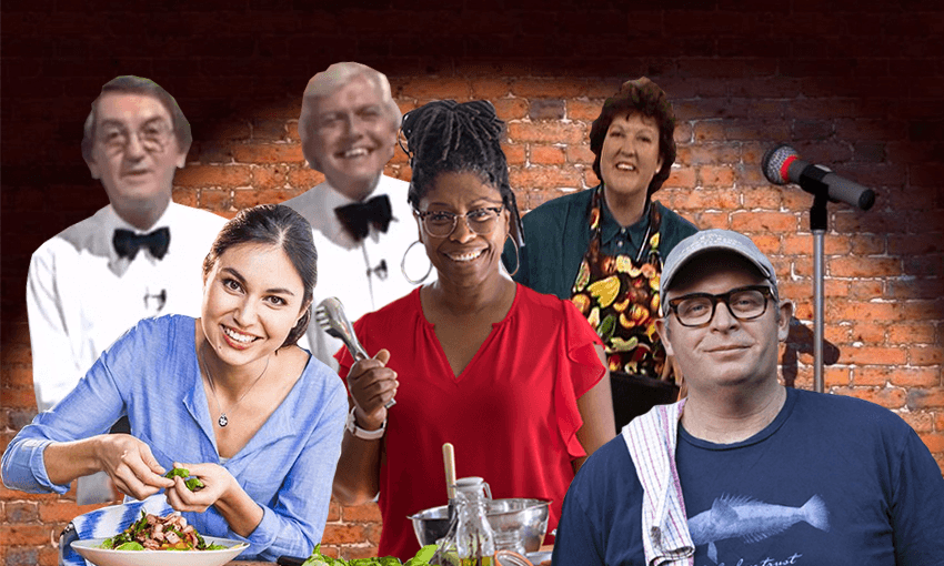 A quest to find New Zealand’s most crack up celebrity chef | The Spinoff