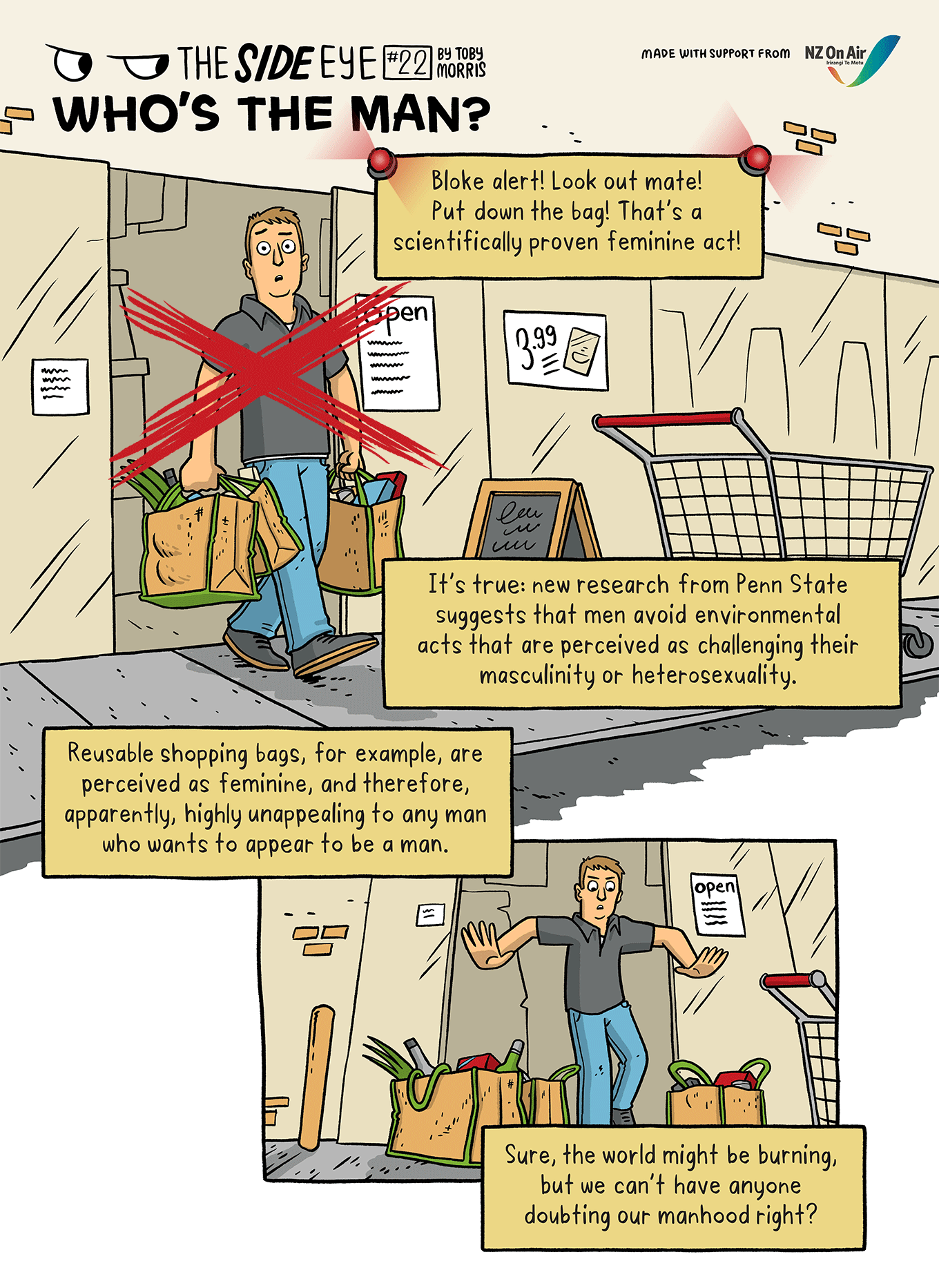 The Side Eye: Who’s the man? | The Spinoff