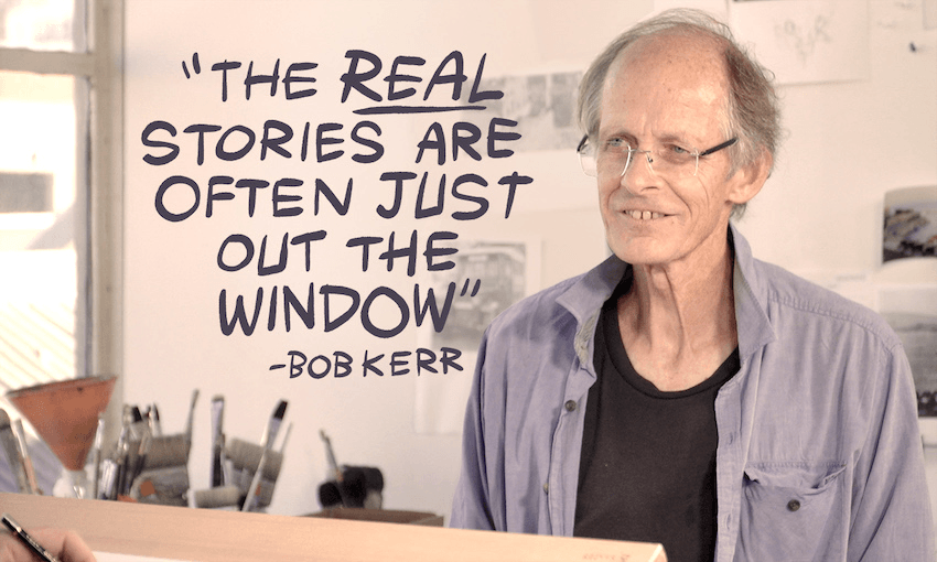 Watch: Artist Bob Kerr and the secret origins of Terry Teo | The Spinoff