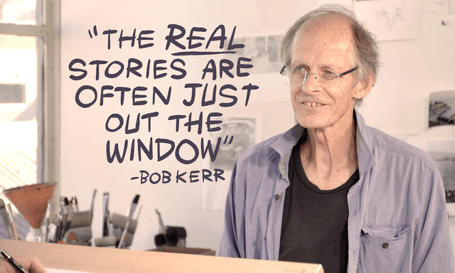 Watch: Artist Bob Kerr and the secret origins of Terry Teo | The Spinoff