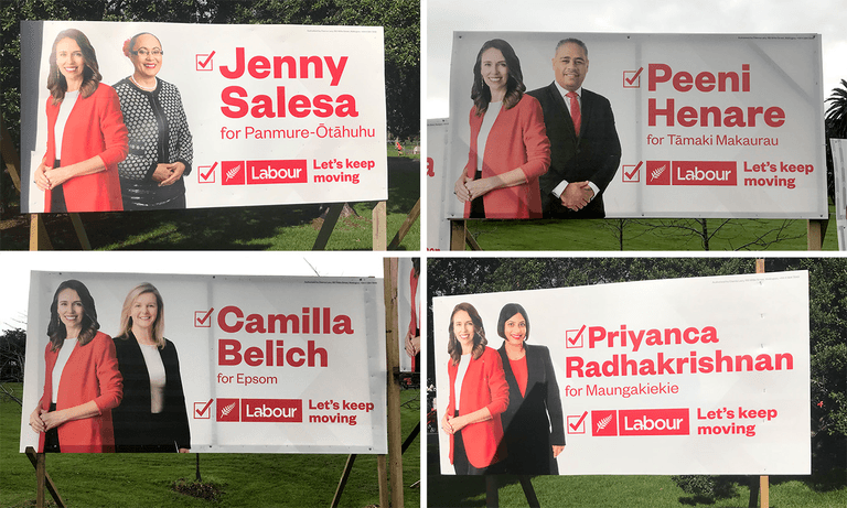 Font, tick, face, tick: The great 2020 election hoardings design review ...