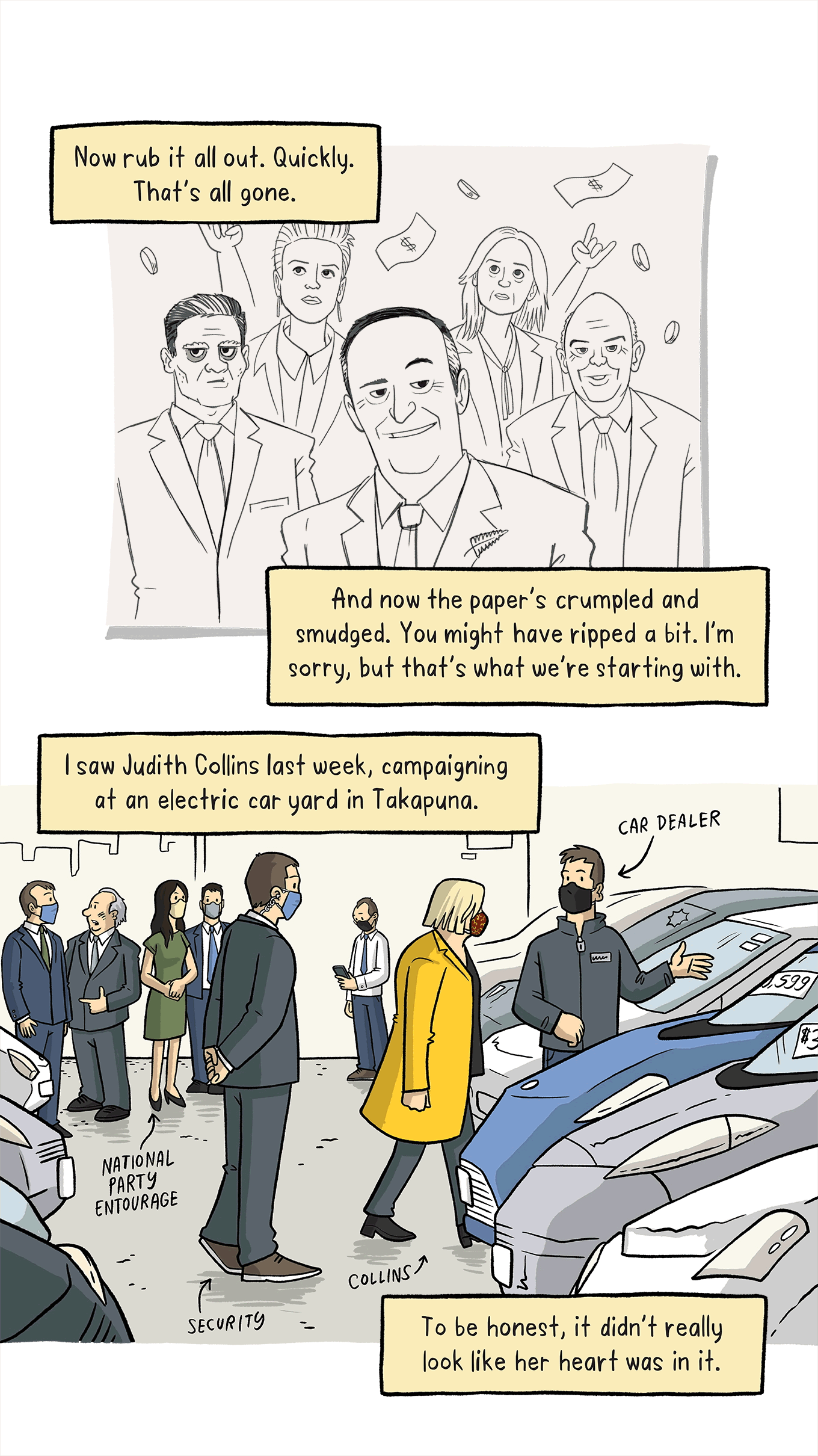 The Side Eye: How to draw Judith Collins | The Spinoff