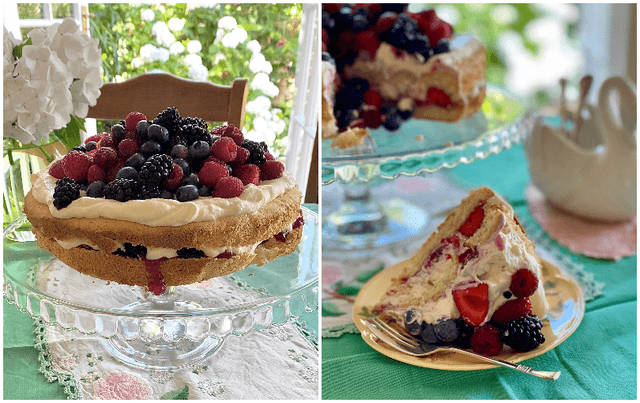 Recipe: The great berry sponge cake | The Spinoff