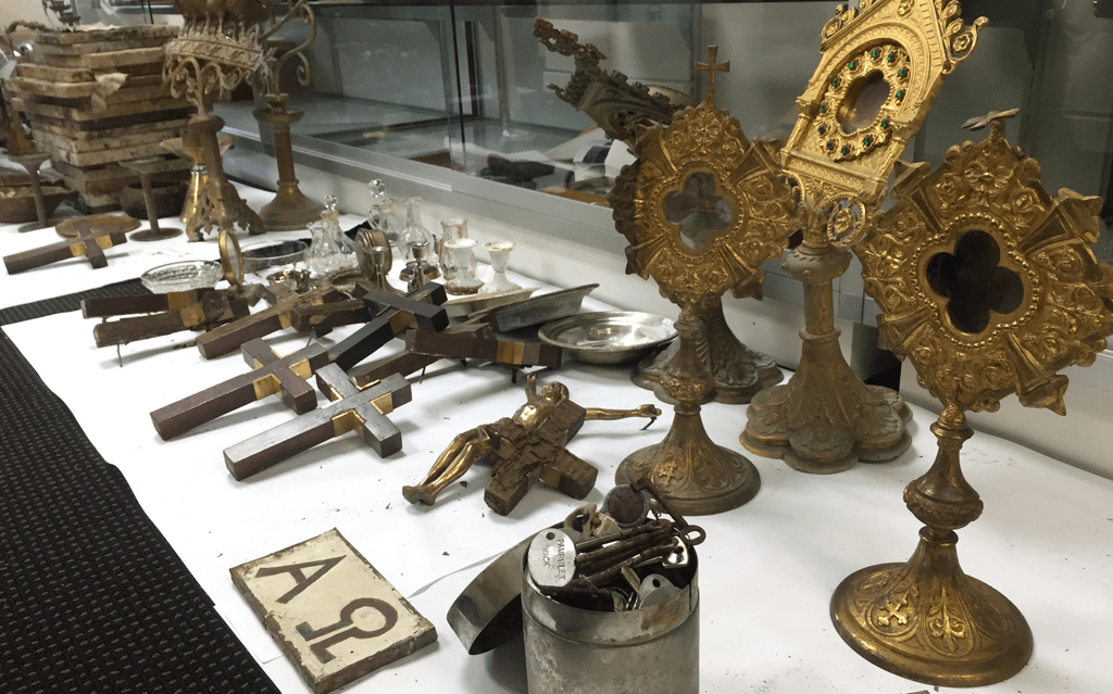 The mystery of the holy relics buried in a steel box beneath a ...