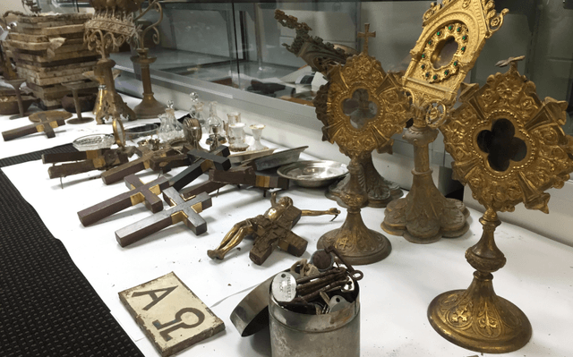 The mystery of the holy relics buried in a steel box beneath a ...