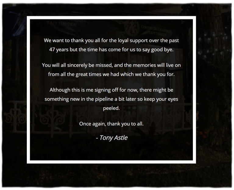 Raconteur, ratbag, knife-thrower: Tony Astle on 48 years as Antoine’s ...