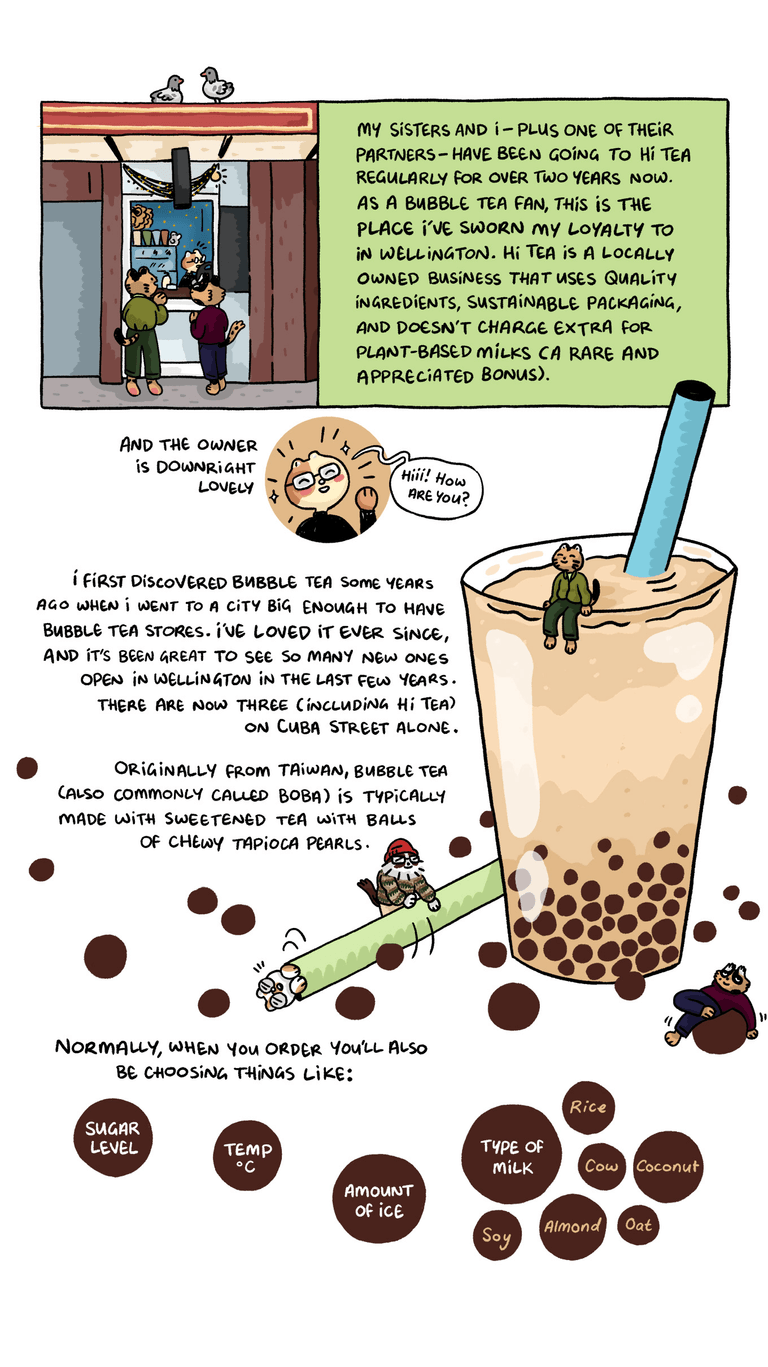 Hey Boba, Hi tea: A comic explainer on the joy of bubble tea | The Spinoff