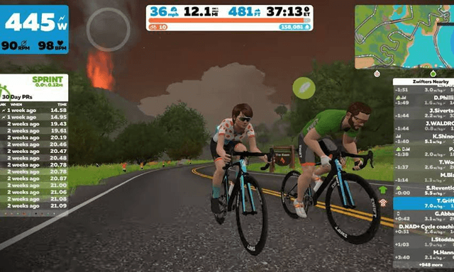 Inside the bike-based metaverse where you can meet an Olympian | The ...