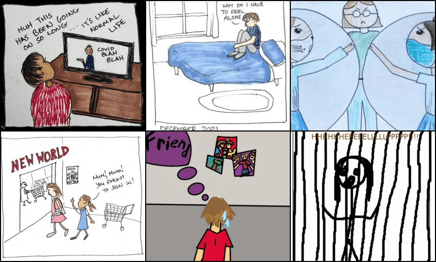 Kids draw their pandemic memories | The Spinoff