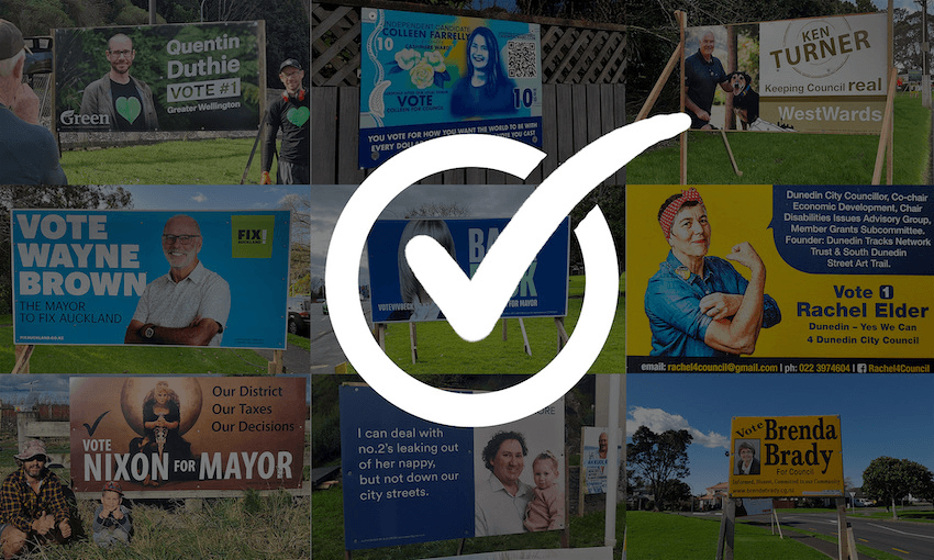 Big tick energy: The 2022 local election hoardings review | The Spinoff