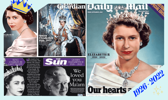 The Queen has died [add details here XXX]: media tributes seven decades ...