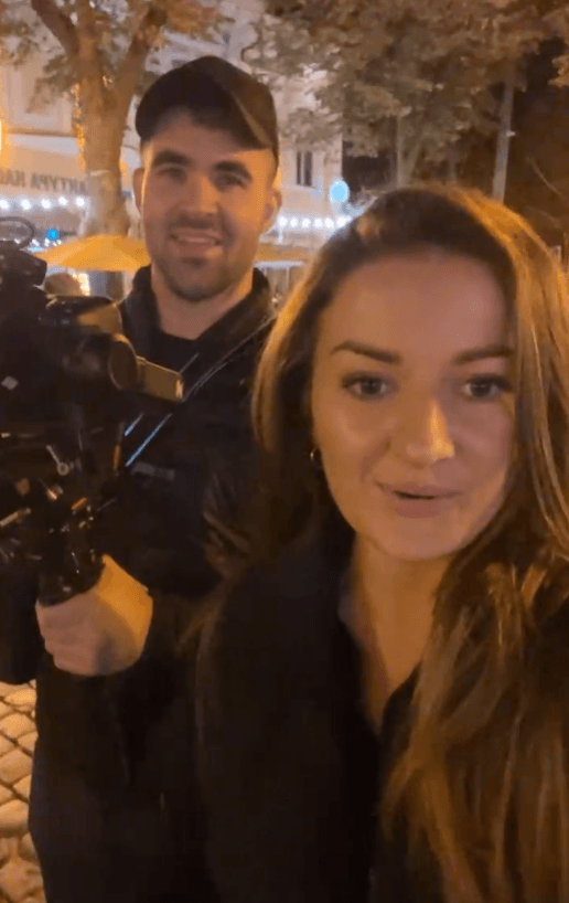 Conspiracy influencer Chantelle Baker is livestreaming from Ukraine ...