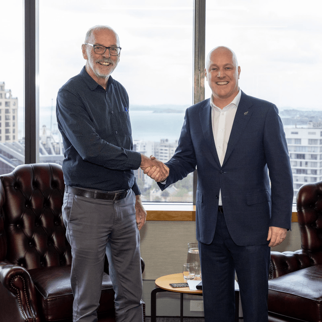 A complete photographic history of Mayor Wayne Brown* meeting people ...