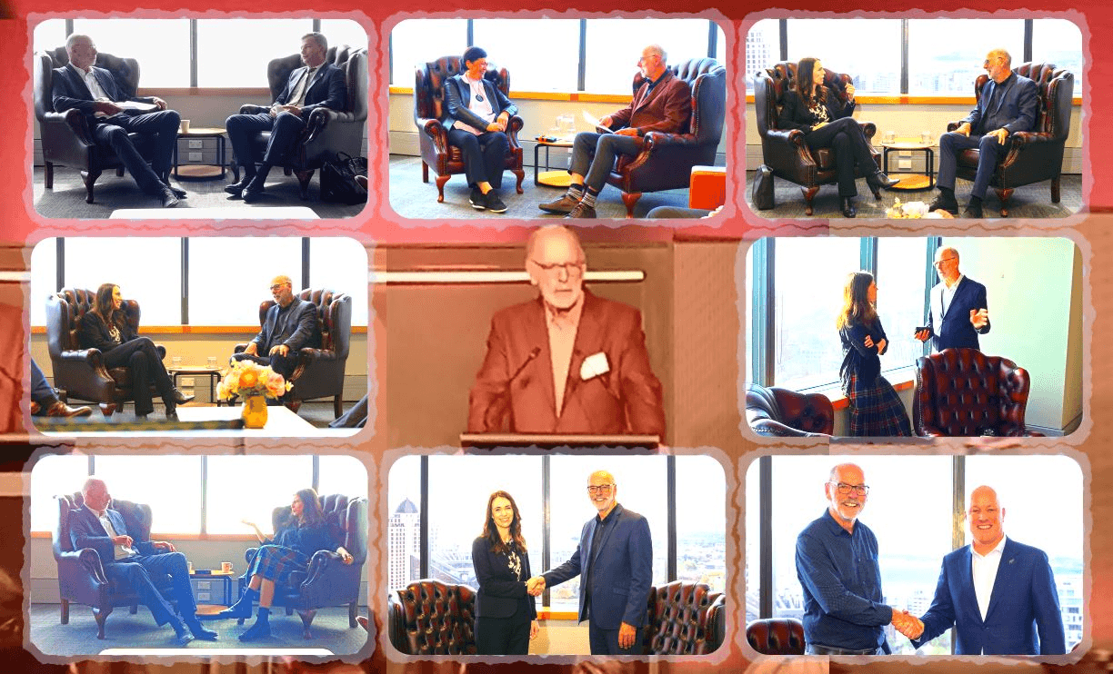 A complete photographic history of Mayor Wayne Brown* meeting people ...