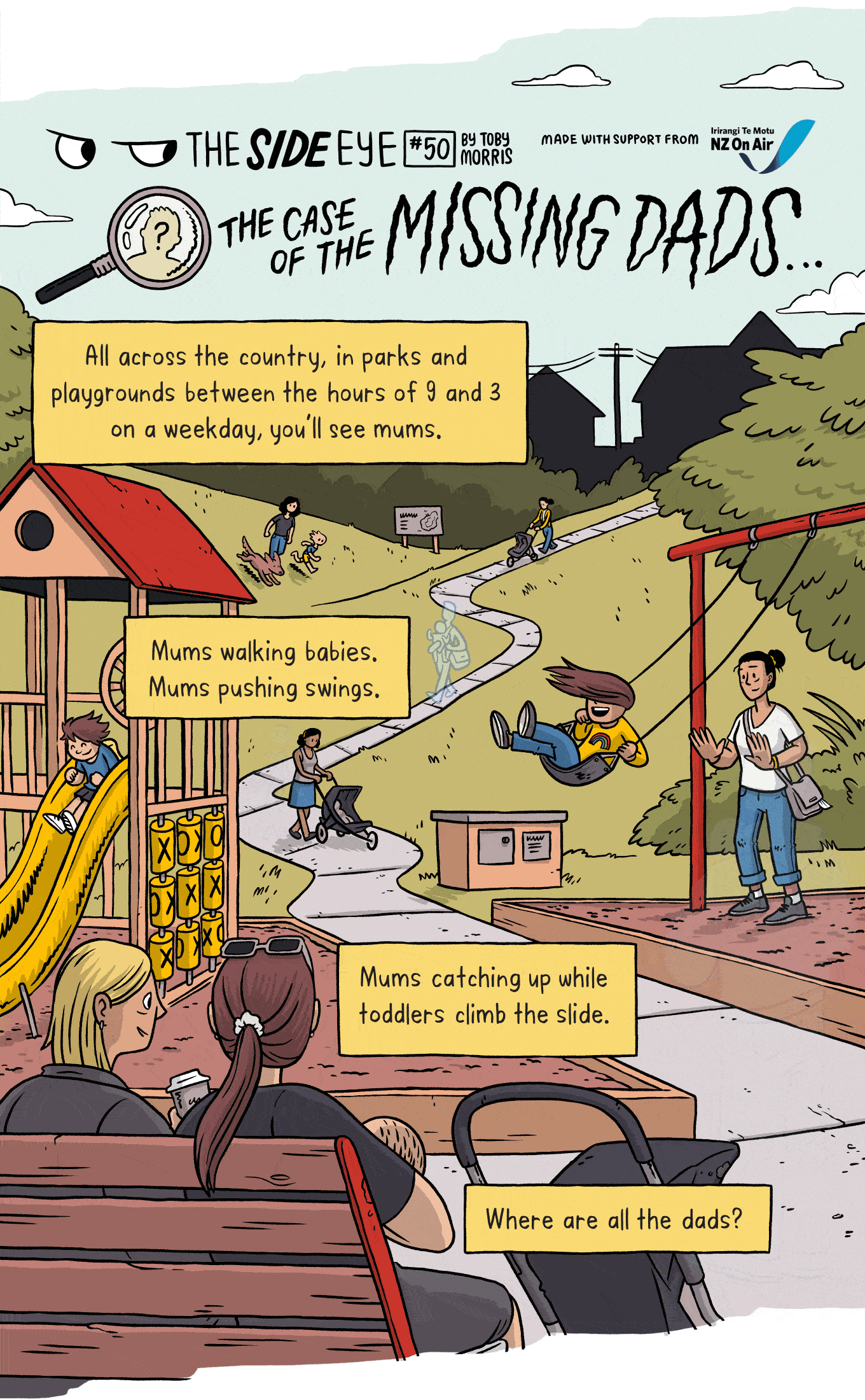 The Side Eye: Case of the missing dads | The Spinoff