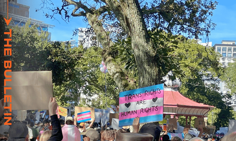 The anti-trans rally that wasn’t | The Spinoff