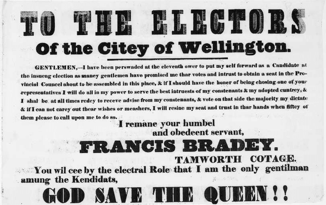 New Zealand’s first election was 170 years ago today – and it was ...