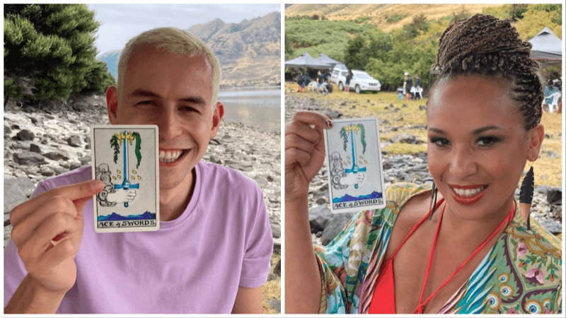 A very revealing Celebrity Treasure Island tarot reading | The Spinoff