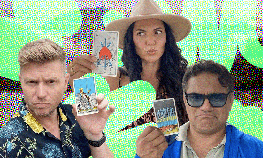A very revealing Celebrity Treasure Island tarot reading | The Spinoff