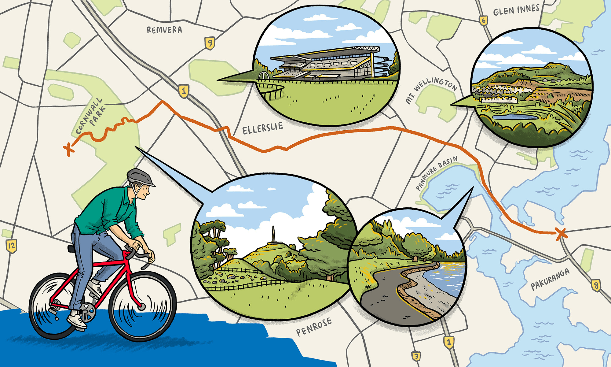 Two wheels, to where? Exploring eastern Auckland by bike | The Spinoff