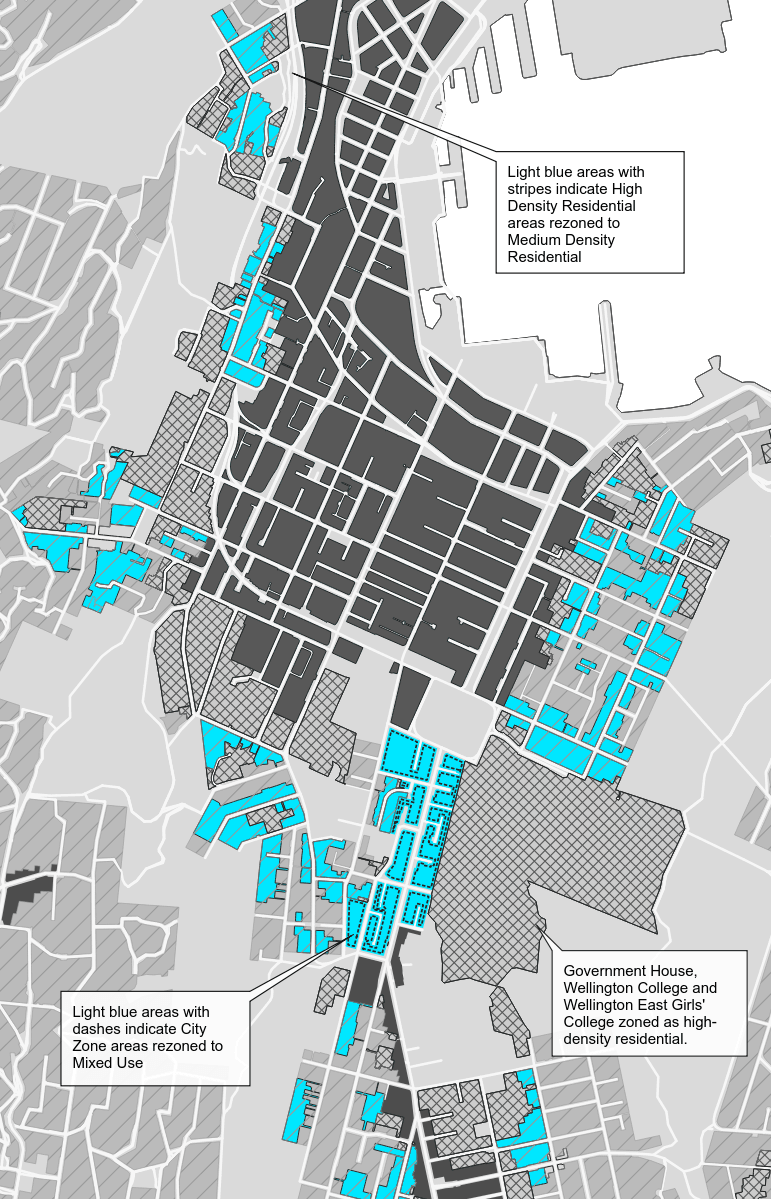 How much Wellington’s housing panel shrank density, in four maps | The ...