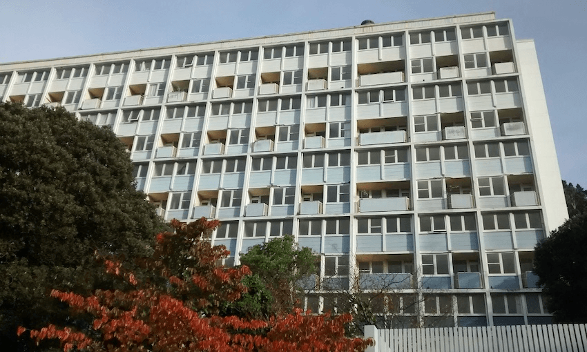 Why Wellington’s Gordon Wilson flats won’t go down until 2027 | The Spinoff