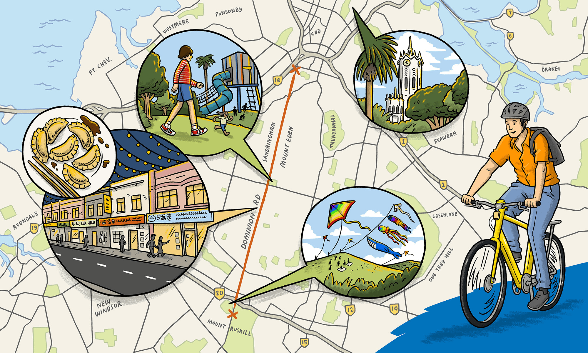 Two wheels, to where? Exploring southern Auckland by bike | The Spinoff