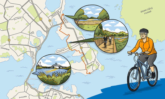 Two wheels, to where? Exploring the North Shore by bike | The Spinoff