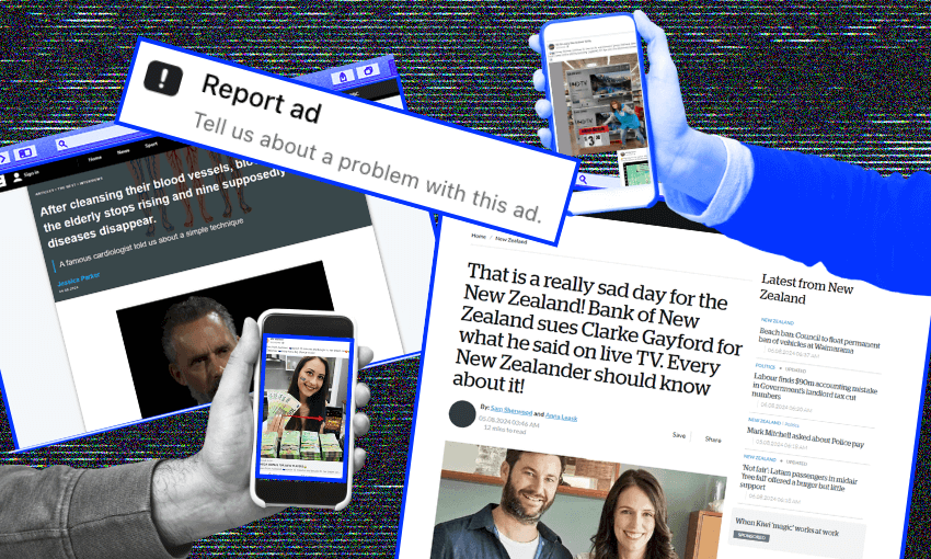 A soul-destroying attempt to report scam Facebook ads | The Spinoff
