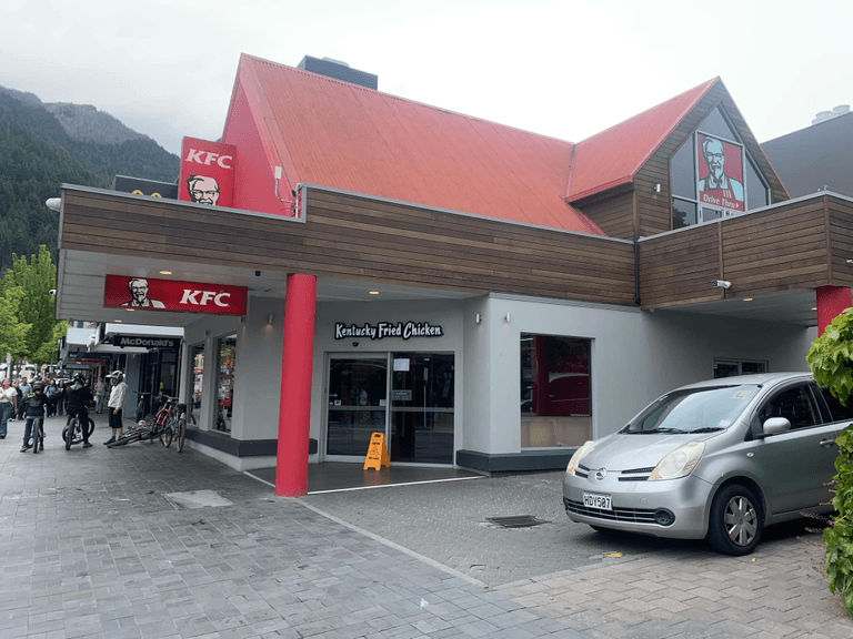 What happened to the Queenstown KFC road sign? | The Spinoff