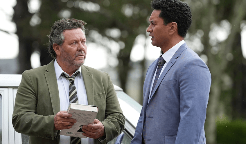 Huge news: Chris Warner has made it to Brokenwood | The Spinoff