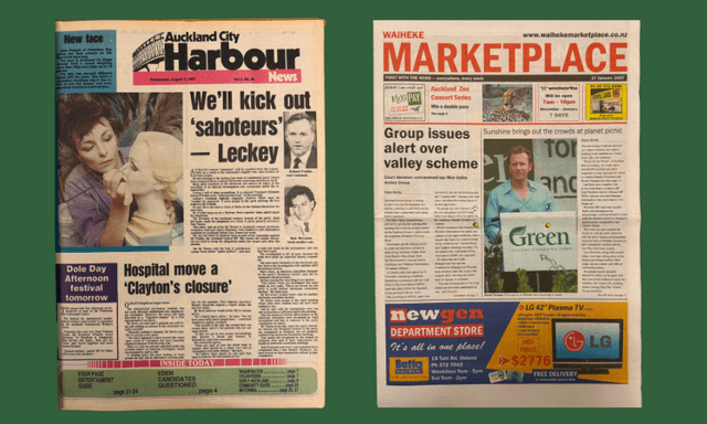 Once, newspapers ruled Auckland’s suburbs. Now they’re almost all gone ...