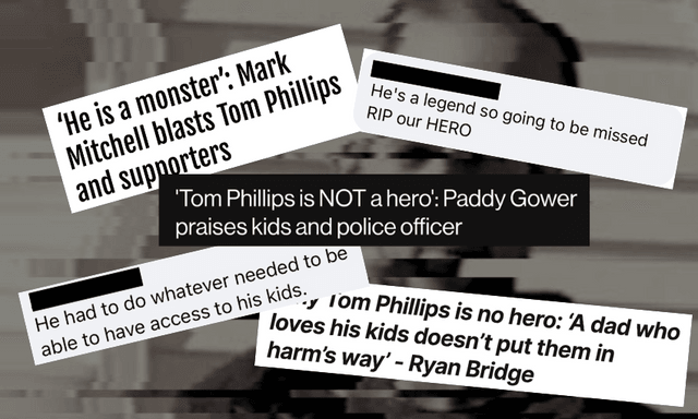 Decoding the ‘cult of masculinity’ around Tom Phillips | The Spinoff