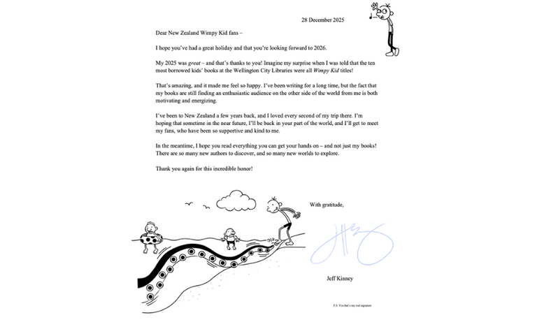 Dear Wimpy Kids of Wellington … with gratitude, Jeff Kinney | The Spinoff