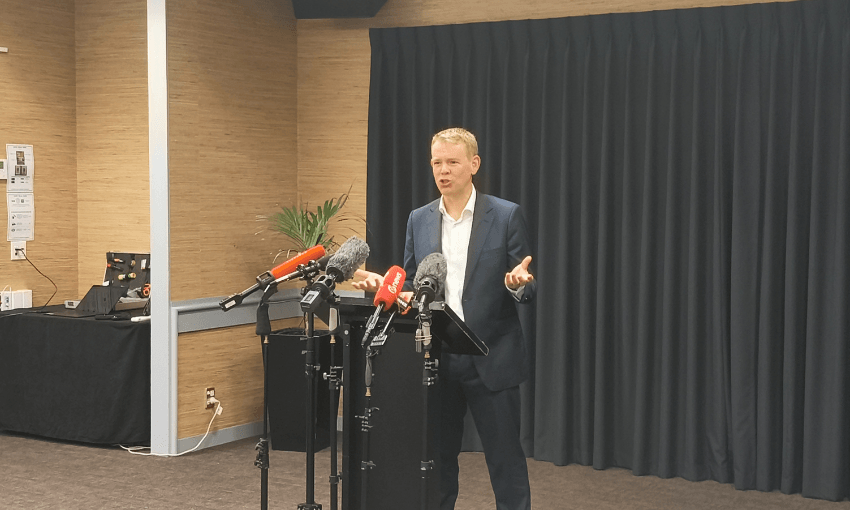 A confident Chris Hipkins lays out how Labour can win in 2026 | The Spinoff