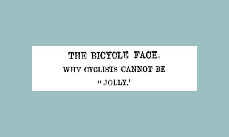 Bicycle face: the terrifying medical condition that threatened 1890s ...